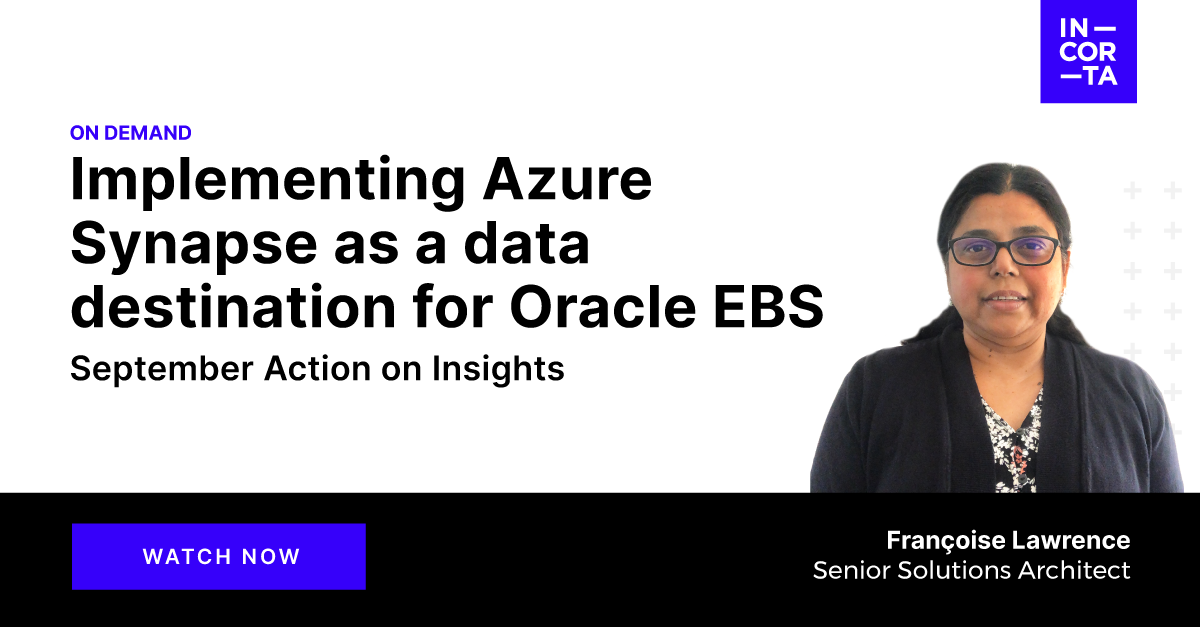 Implementing Azure Synapse as a data destination for Oracle EBS